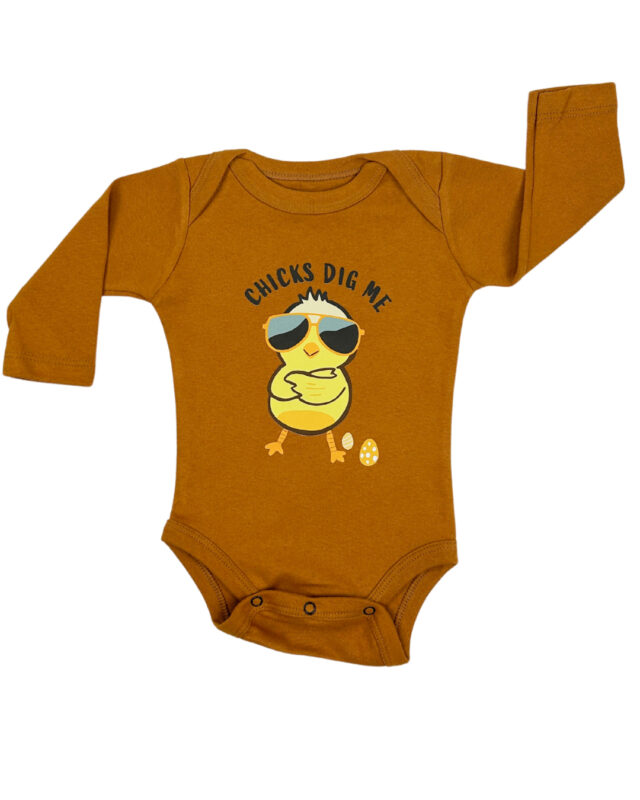 Body Pollito Cool manga larga – MonPetitBebé