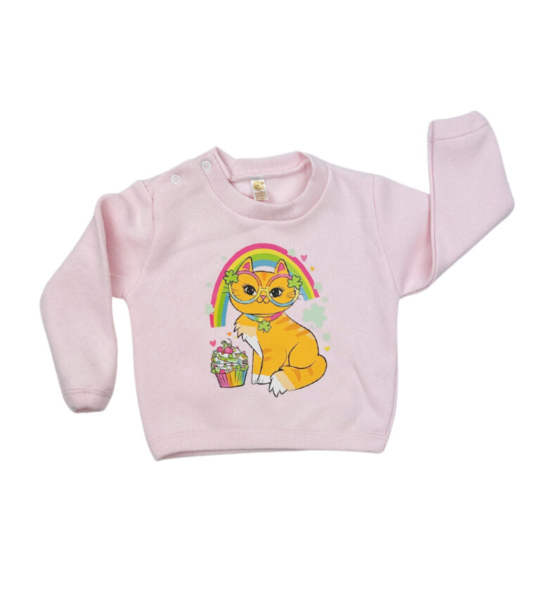 Buzo Gatita Arcoíris – MonPetitBebé